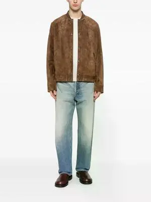 YVES SALOMON Calf Suede Bomber Jacket