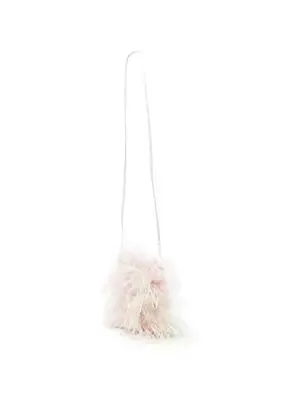 YVES SALOMON Feather Detail Satchel