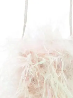 YVES SALOMON Feather Detail Satchel
