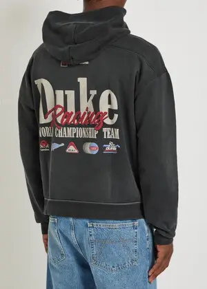 DUKE + DEXTER World Championship Printed Cotton Sweatshirt - Black