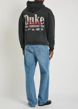 DUKE + DEXTER World Championship Printed Cotton Sweatshirt - Black