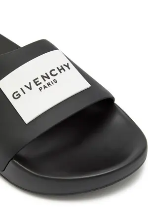 Givenchy Logo Rubber Sliders