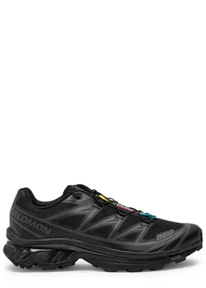 SALOMON Xt-6 Panelled Mesh Sneakers - Black