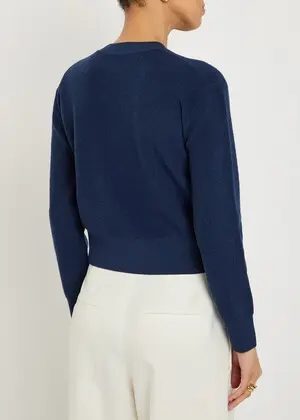 Tory Burch Logo Wool-blend Jumper