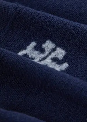 Tory Burch Logo Wool-blend Jumper