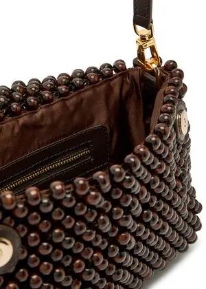 Staud Timmy Beaded Shoulder Bag
