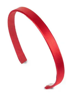 JENNIFER BEHR Lucy Silk Headband - Red