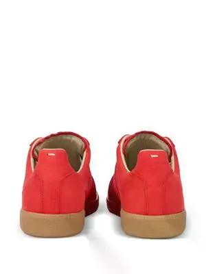 MAISON MARGIELA Replica Low-top Leather Sneakers - Red
