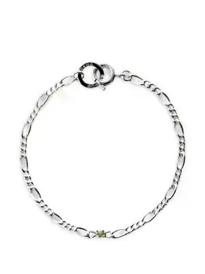 NORMA JEWELLERY Peridot Round-cut -tone Bracelet - Silver