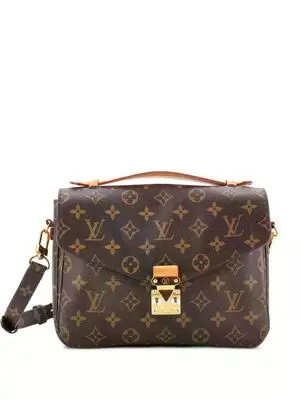 LOUIS VUITTON Monogram Canvas Pochette Metis - Brown