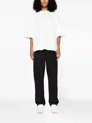 REEBOK Piped-trim Cotton T-shirt