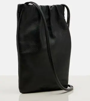 THE ROW Bourse Leather Phone Pouch