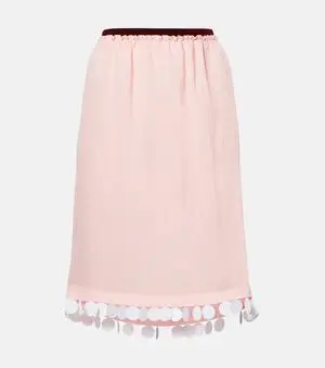 Plan C Sequined Mini Skirt