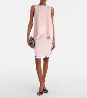 Plan C Sequined Mini Skirt