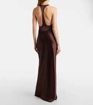 Staud Juanita Satin Gown