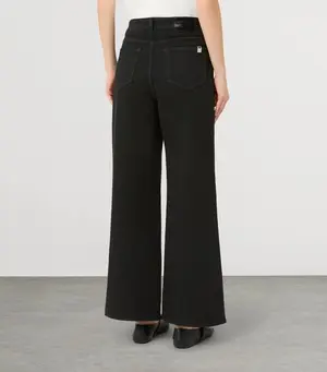 Max Mara Wide-leg Stretch Cotton Jeans