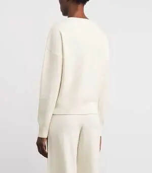 YVES SALOMON Wool-blend Round Neck Sweater