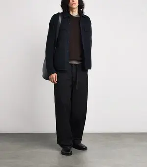 Vince Stretch Cotton-tencel Overshirt