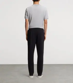 BOSS Cotton-wool-blend Straight Sweatpants
