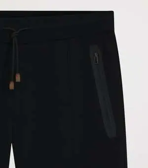 BOSS Cotton-wool-blend Straight Sweatpants