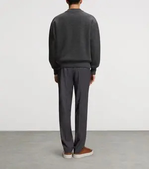 BOSS Wool-blend Bomber Jacket