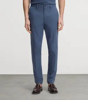 BOSS Cotton-blend Slim Trousers