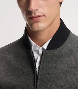 BOSS Piqué Slim Fit Jacket