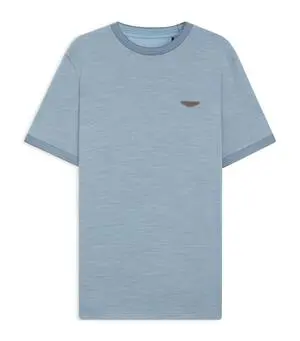 BOSS X Aston Martin Cotton-wool T-shirt - Blue