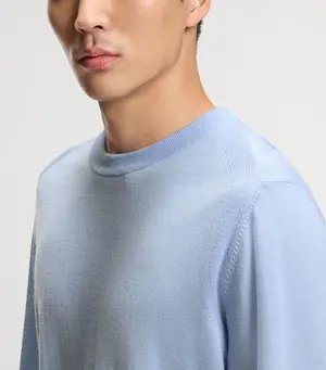 BOSS Wool-silk-cashmere Crew Neck Sweater