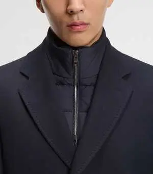 BOSS Cotton-blend Padded-liner Coat