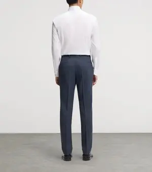 BOSS Stretch-wool Slim Trousers