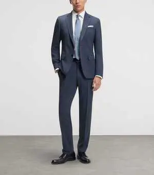 BOSS Stretch-wool Slim Trousers