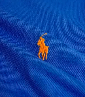 Polo Ralph Lauren Cotton Mesh Custom-fit Polo Shirt - Blue
