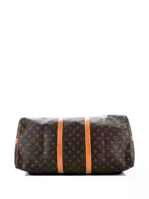 LOUIS VUITTON Monogram Canvas Keepall Bandouliere 55 Travel Bag