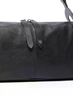 Pinko Leather Shoulder Bag - Black