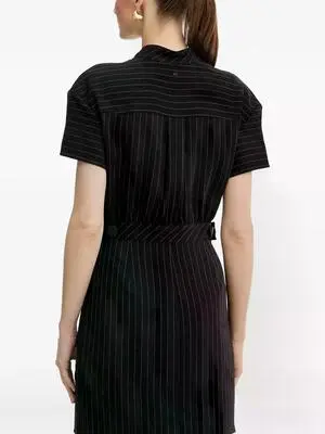 Armani Exchange Striped Mini Dress