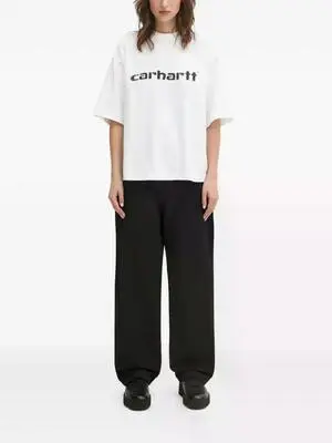 Carhartt Work In Progress Logo Patch Wide Leg Trousers