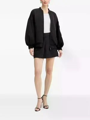 Armani Exchange Ruffled Bomber Jacket