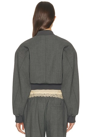 HELSA Wool Blend Bomber Jacket
