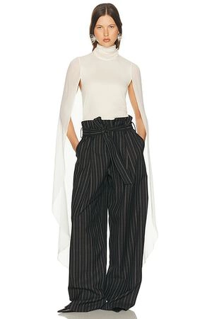 HELSA Georgette Cape Top - Ivory