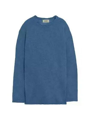 A PAPER KID Round-neck Sweater - Blue