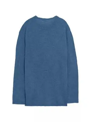 A PAPER KID Round-neck Sweater - Blue