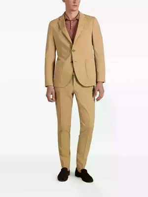 Incotex Tailored Button-fastening Trousers - Neutrals