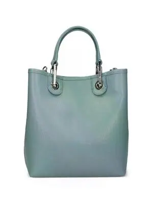 Emporio Armani Vertical Tote Bag With Detachable Strap - Blue
