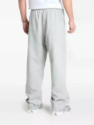 Nike Solo Swoosh Open-hem Track Pants - Grey