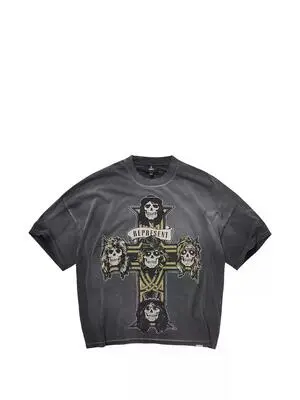 REPRESENT Guns N' Roses Cross Graphic T-shirt