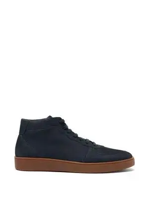 SCAROSSO Augusto Leather Sneakers - Blue