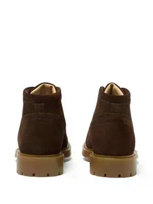 SCAROSSO Gino Suede Lace Up Boots