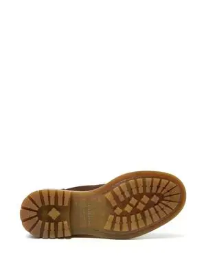 SCAROSSO Gino Suede Lace Up Boots