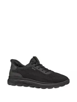 Geox Spherica Plus Textured Lace-up Sneakers